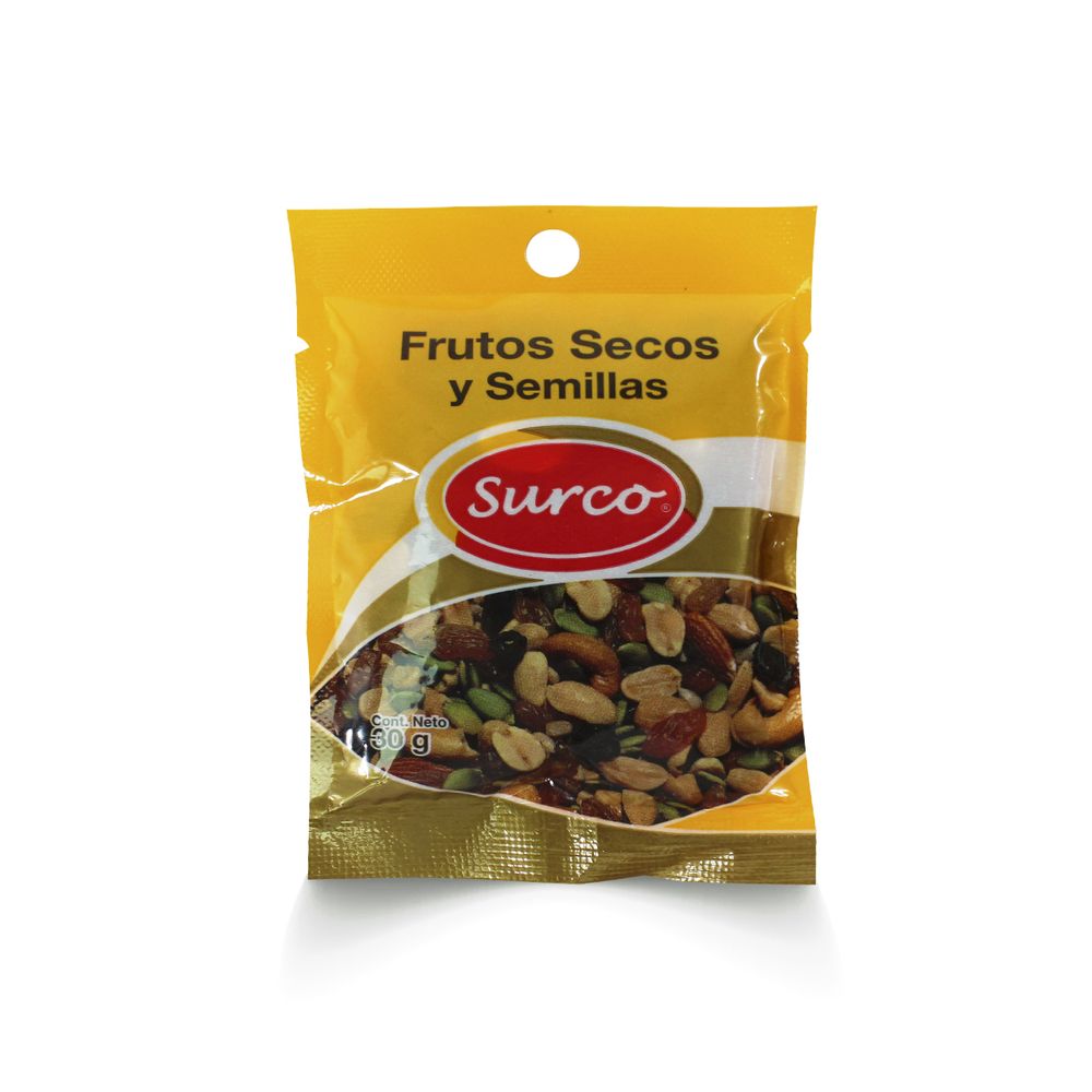 Surco Mix Frutos Secos Y Semillas 30G - Rappi