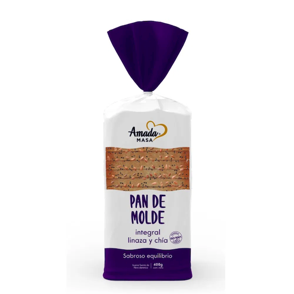Amada Masa Pan Molde Integral Linaza Chia - Rappi