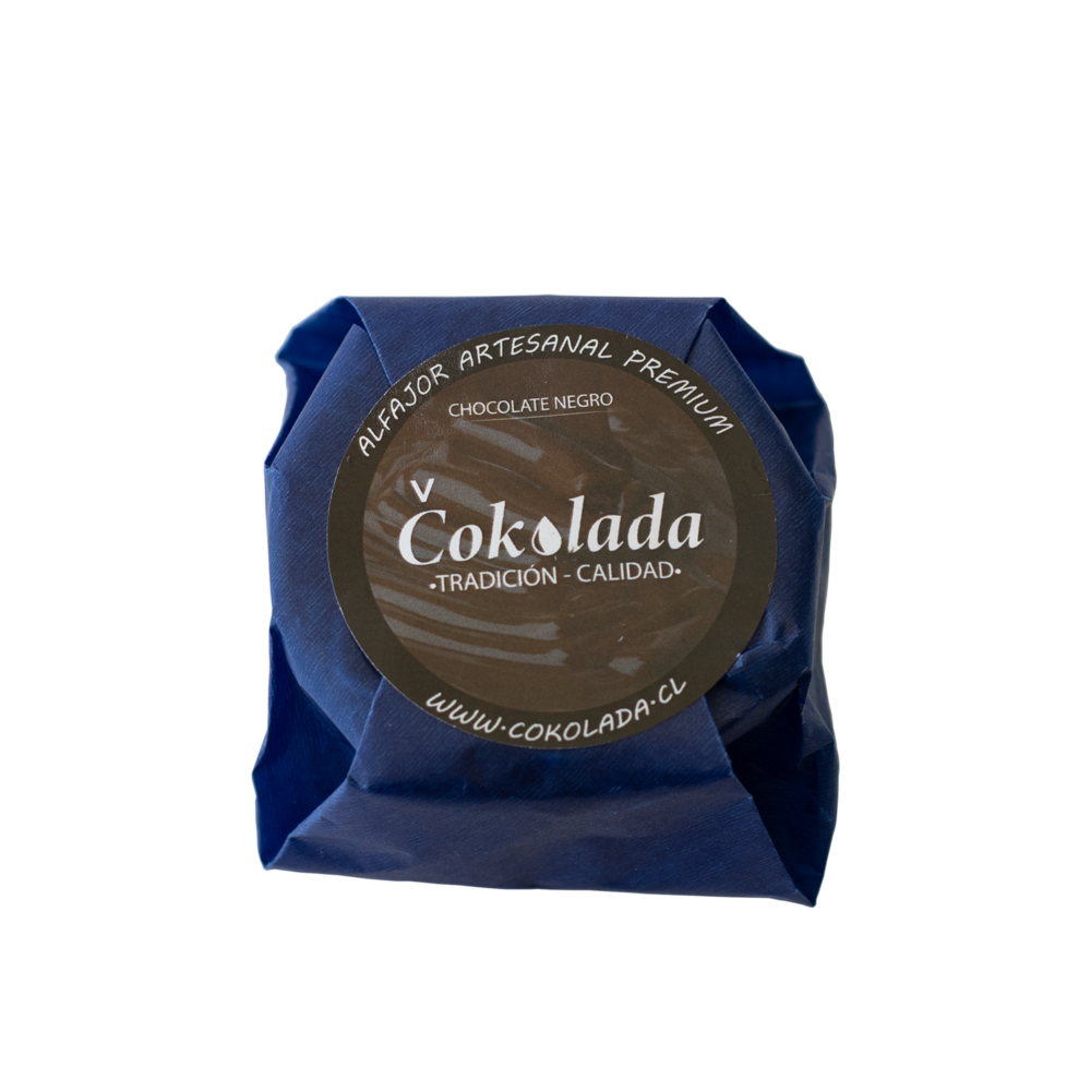 Cokolada Alfajor Artesanal Premium de Chocolate Negro - Rappi