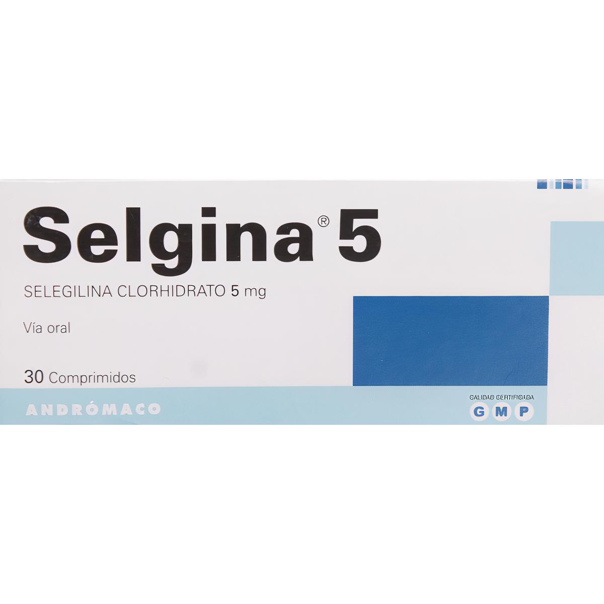 Selgina Selegilina Clorhidrato 5Mg - Rappi