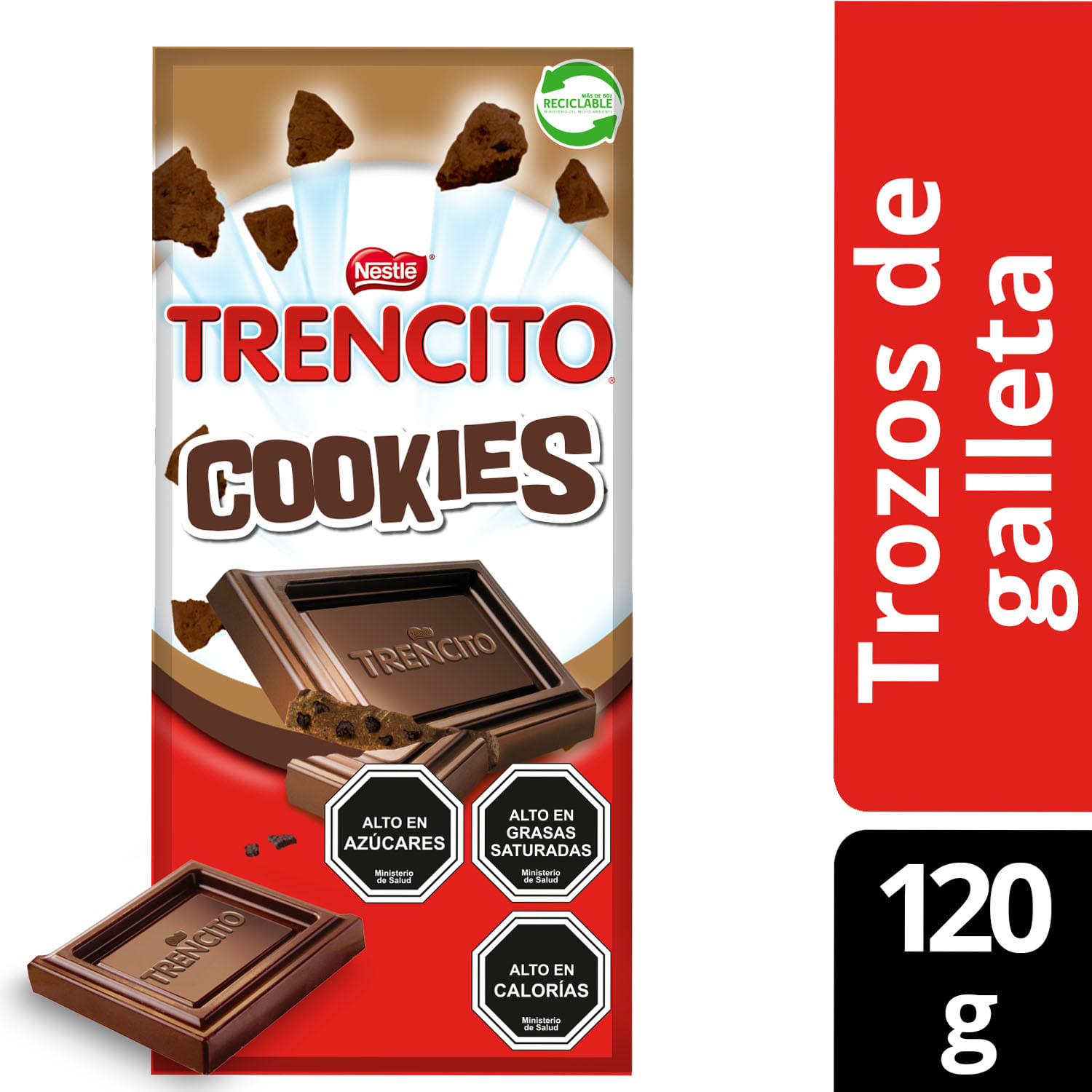 Trencito Chocolate con Trozos de Galleta - Rappi