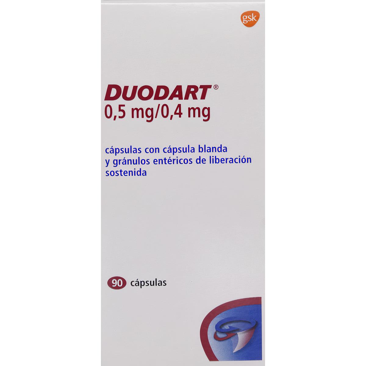 Duodart Hiperplasia Prostatica Benigna 0 5 0 4 Mg Cap 90 - Rappi