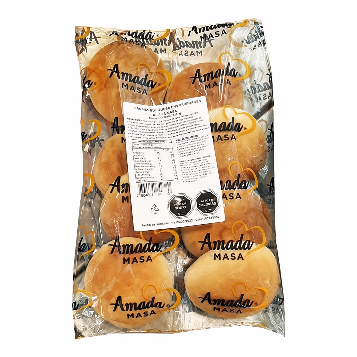 Amada Masa Pan Hamburguesa - Rappi