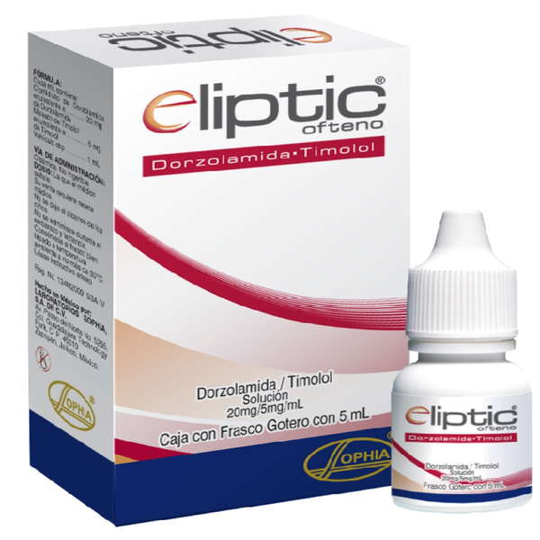 Eliptic Ofteno Solución Oftálmica (20 mg) - Rappi