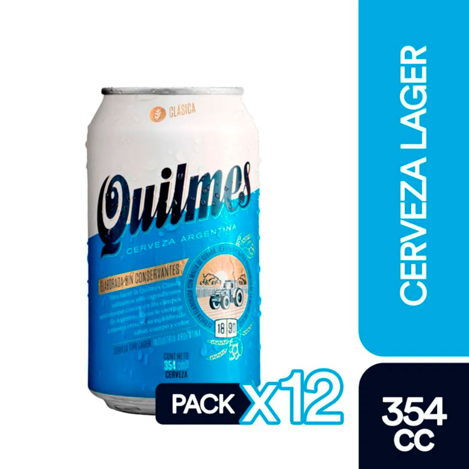 Cerveza Clasica Quilmes Lata Precio - Rappi