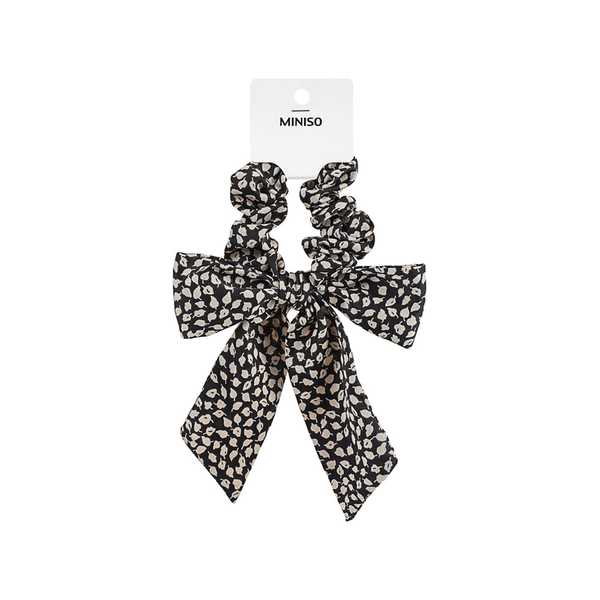 Miniso Collet Para Cabello Con Moño Estampado Fresh Leave - Rappi