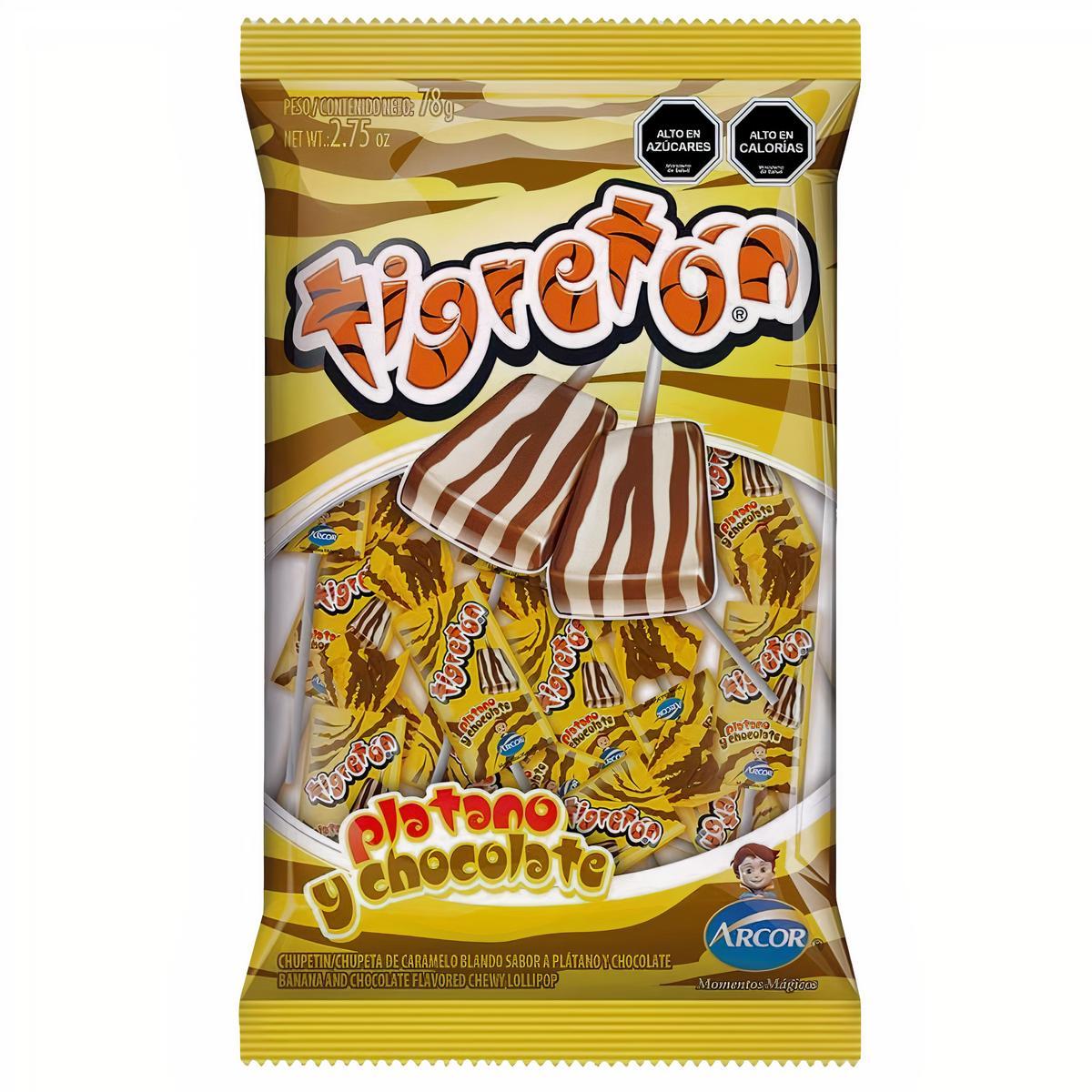 Tigretón Caramelos Sabor a Plátano y Chocolate - Rappi