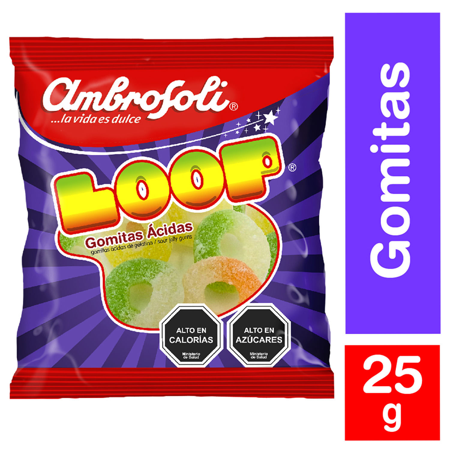 Ambrosoli Gomitas Ácidas Loop - Rappi
