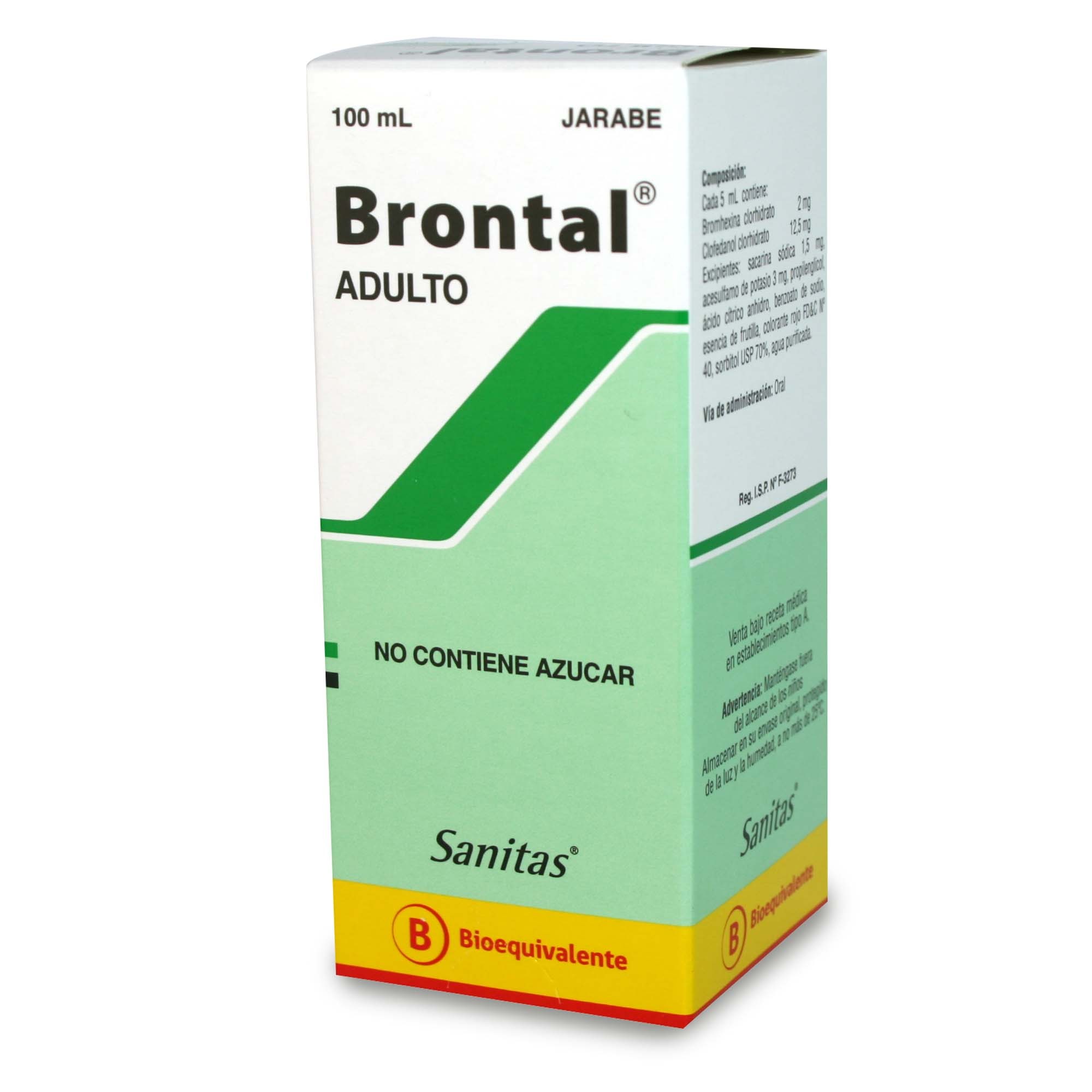 Brontal Jarabe para Adulto (2 mg/12.5 mg) desde $ 7.490