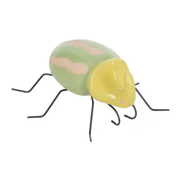 Adorno de Cerámica y Metal Con Forma de Insecto Casaideas - Rappi