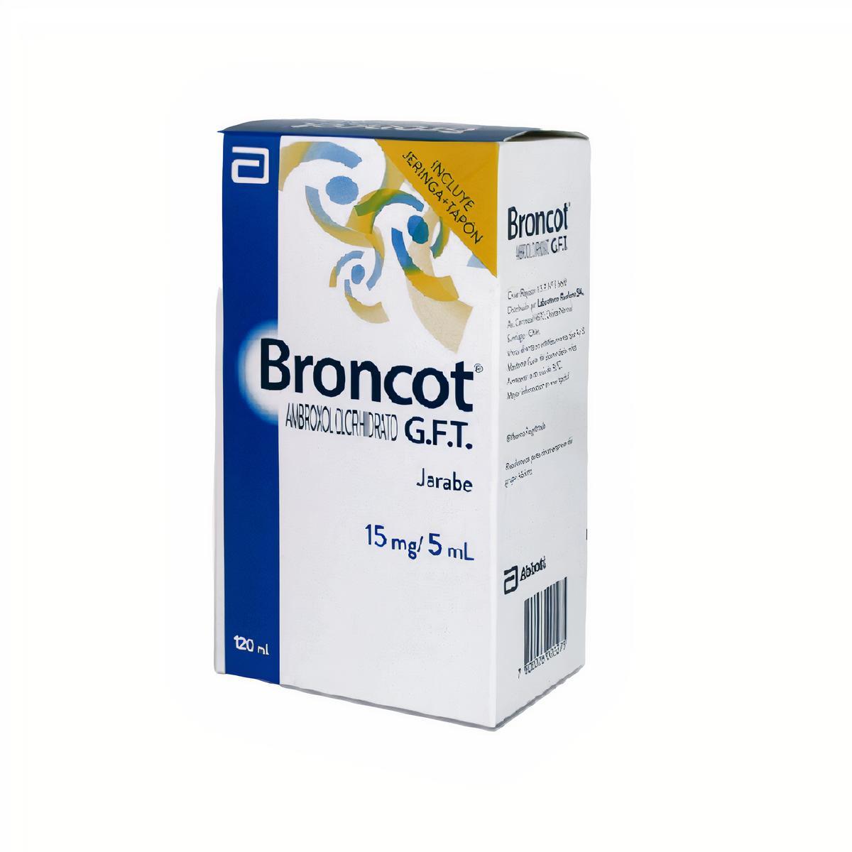 Broncot G.F.T. Expectorante Jarabe (15 mg) desde $ 7.410