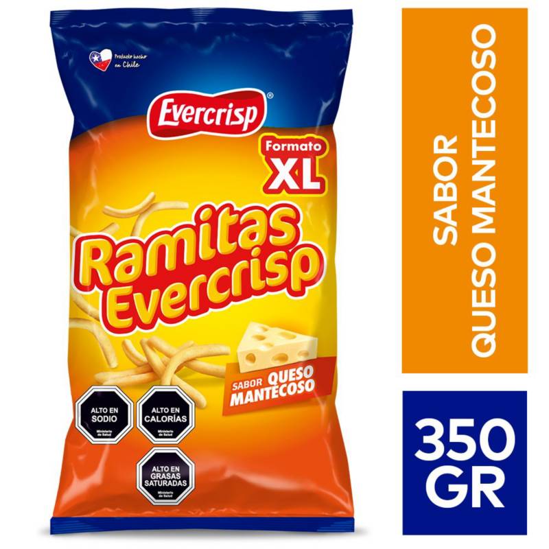 Evercrisp Snack Ramitas Sabor a Queso Mantecoso - Rappi