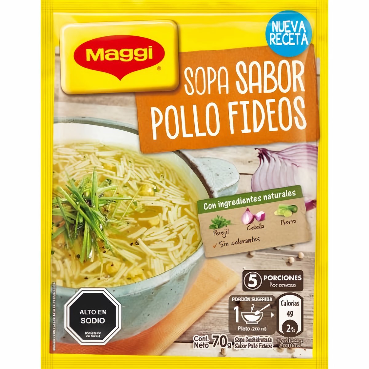 Maggi Sopa Deshidratada Sabor Pollo con Fideos desde $ 550