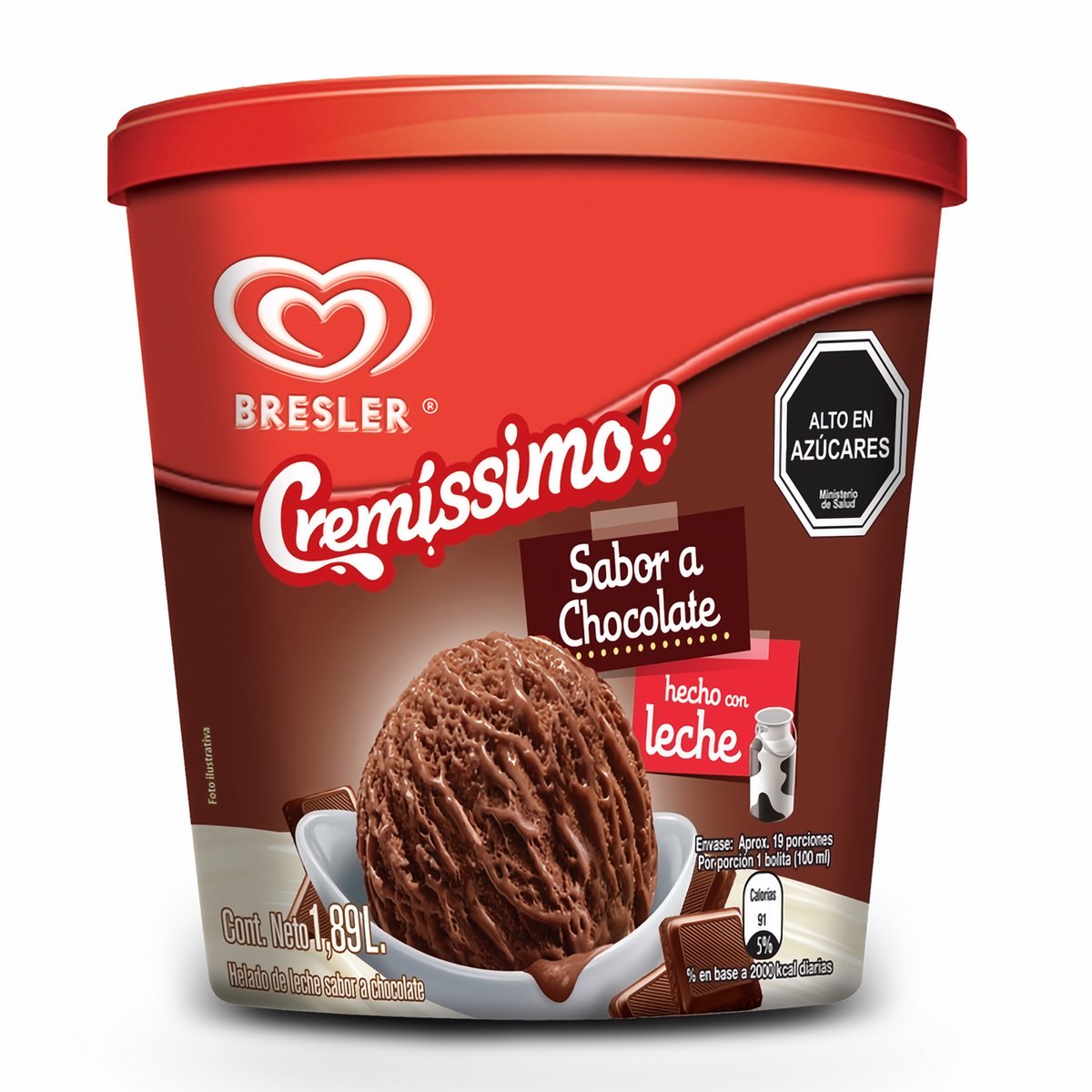 Bresler Helado Chocolate Pote - Rappi