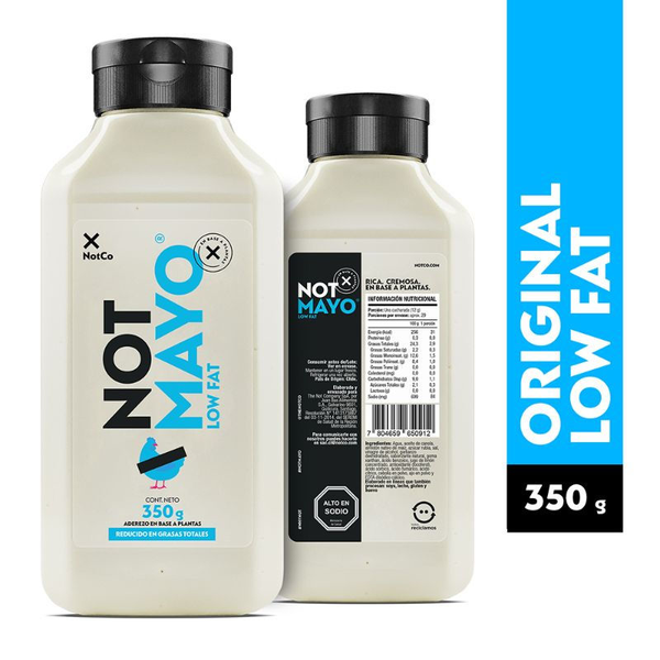 Not Mayo Mayonesa Squeeze Low Fat - Rappi