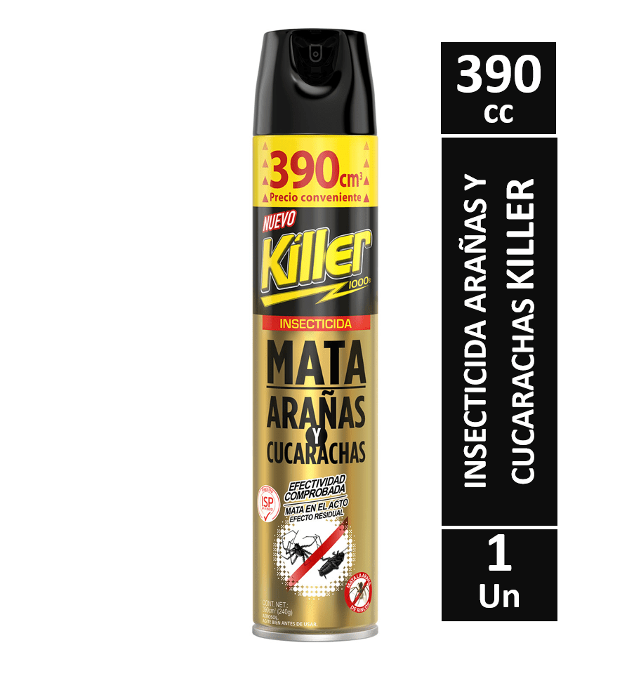 Killer Insecticida Mata Arañas y Cucarachas - Rappi