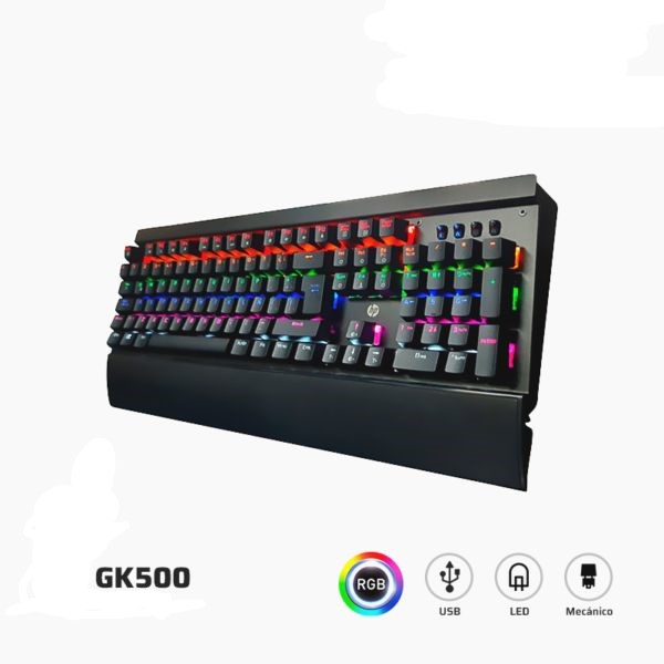 Hp Teclado Gamer Mecánico Rgb GK500 - Rappi
