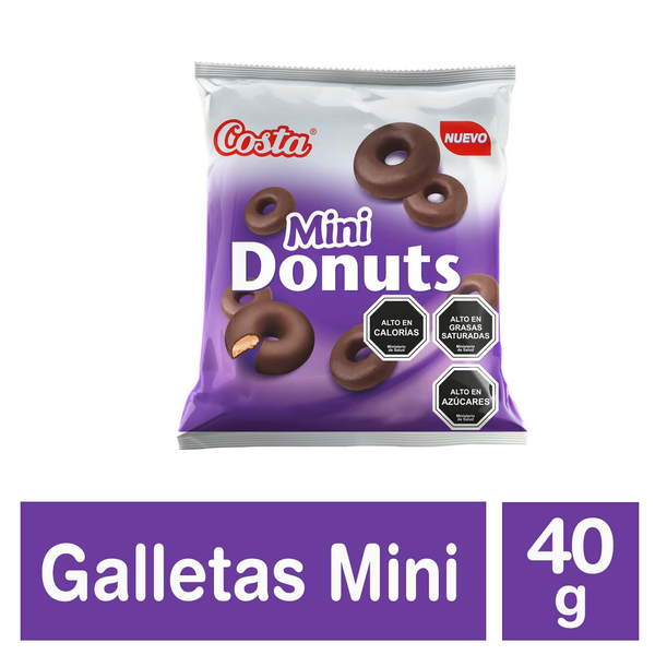 Costa Galleta Mini Donuts con Cobertura de Chocolate - Rappi