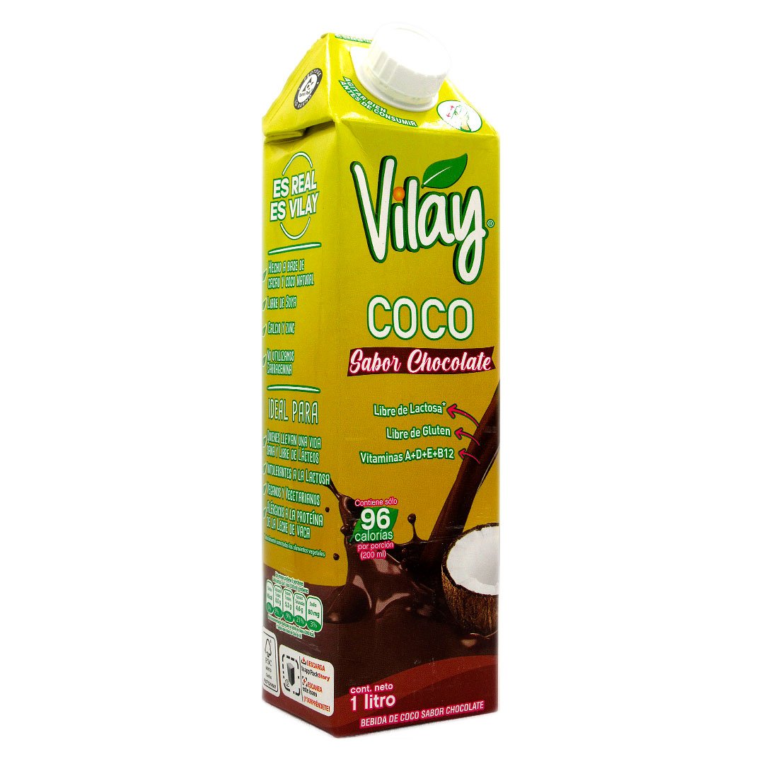 Vilay Bebida Vegetal de Coco Sabor a Chocolate Libre de Lactosa - Rappi