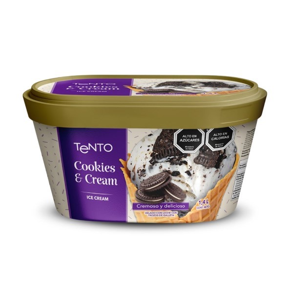 Tento Helado Cookies & Cream Precio - Rappi