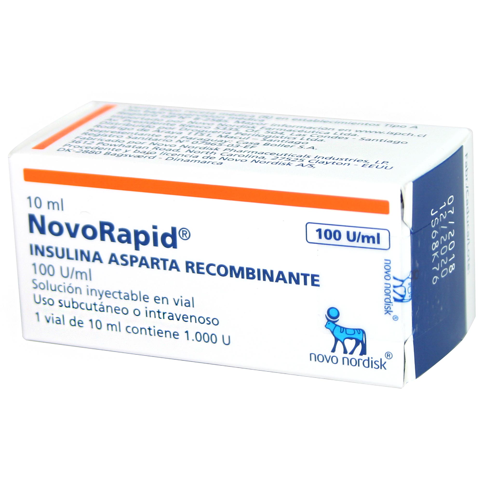 Novorapid Vial Solución Inyectable (100 UI/mL) - Rappi