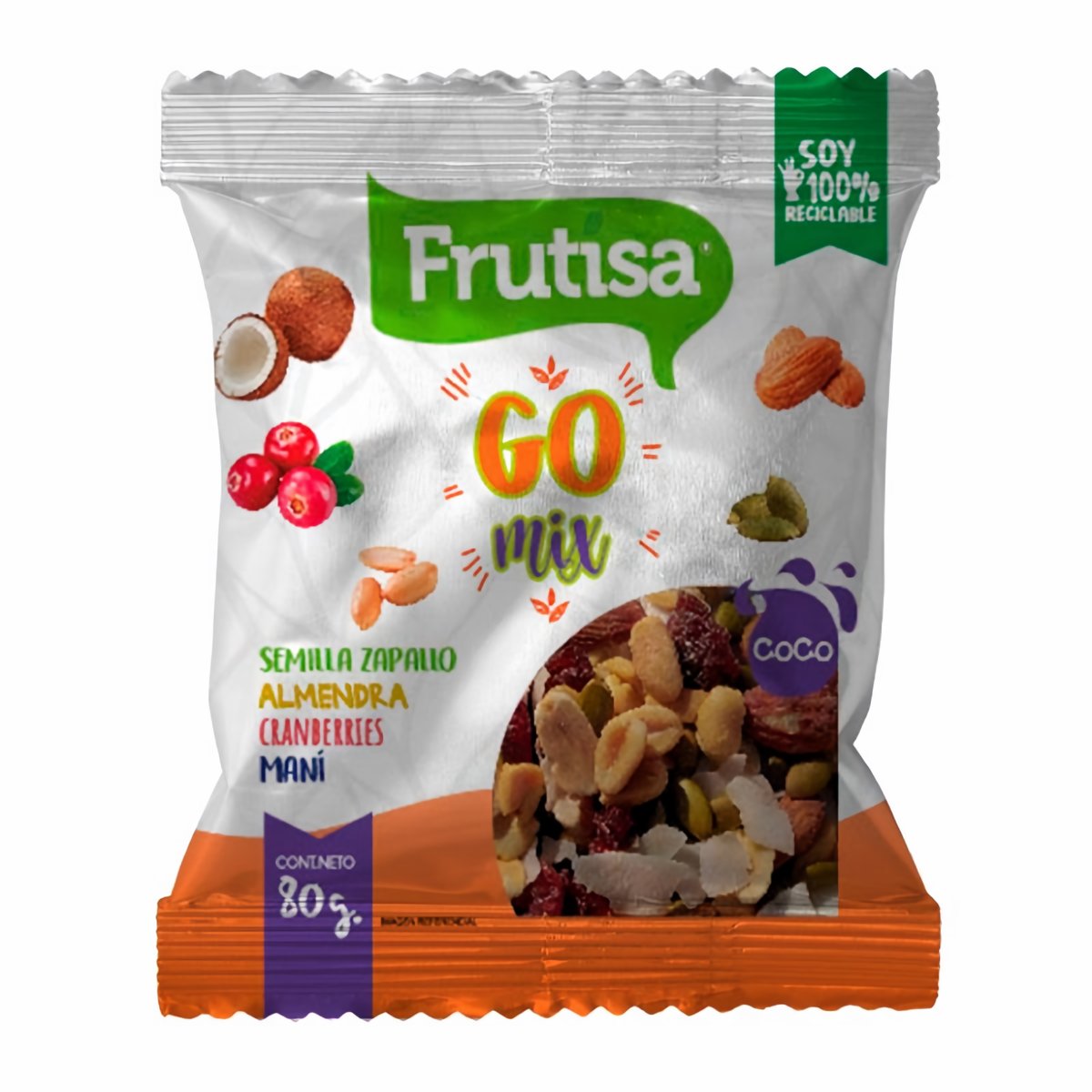 Frutisa Snack Frutos Secos Go Mix - Rappi