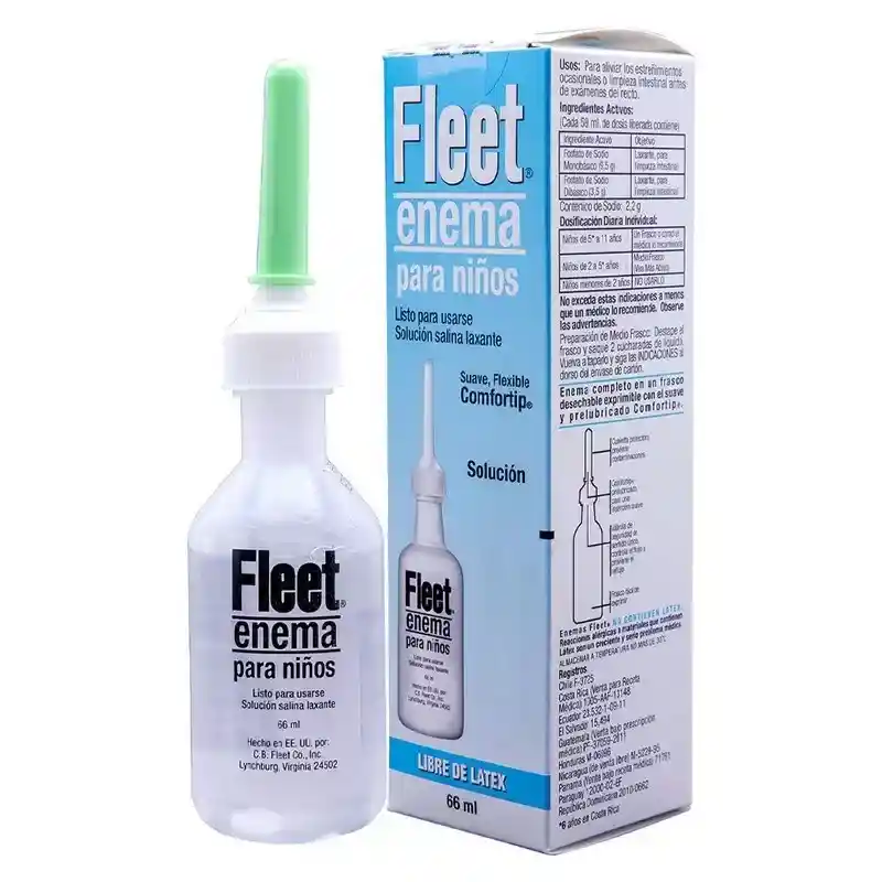 Fleet Enema para Niños (3.5 g) (9.5 g) - Rappi