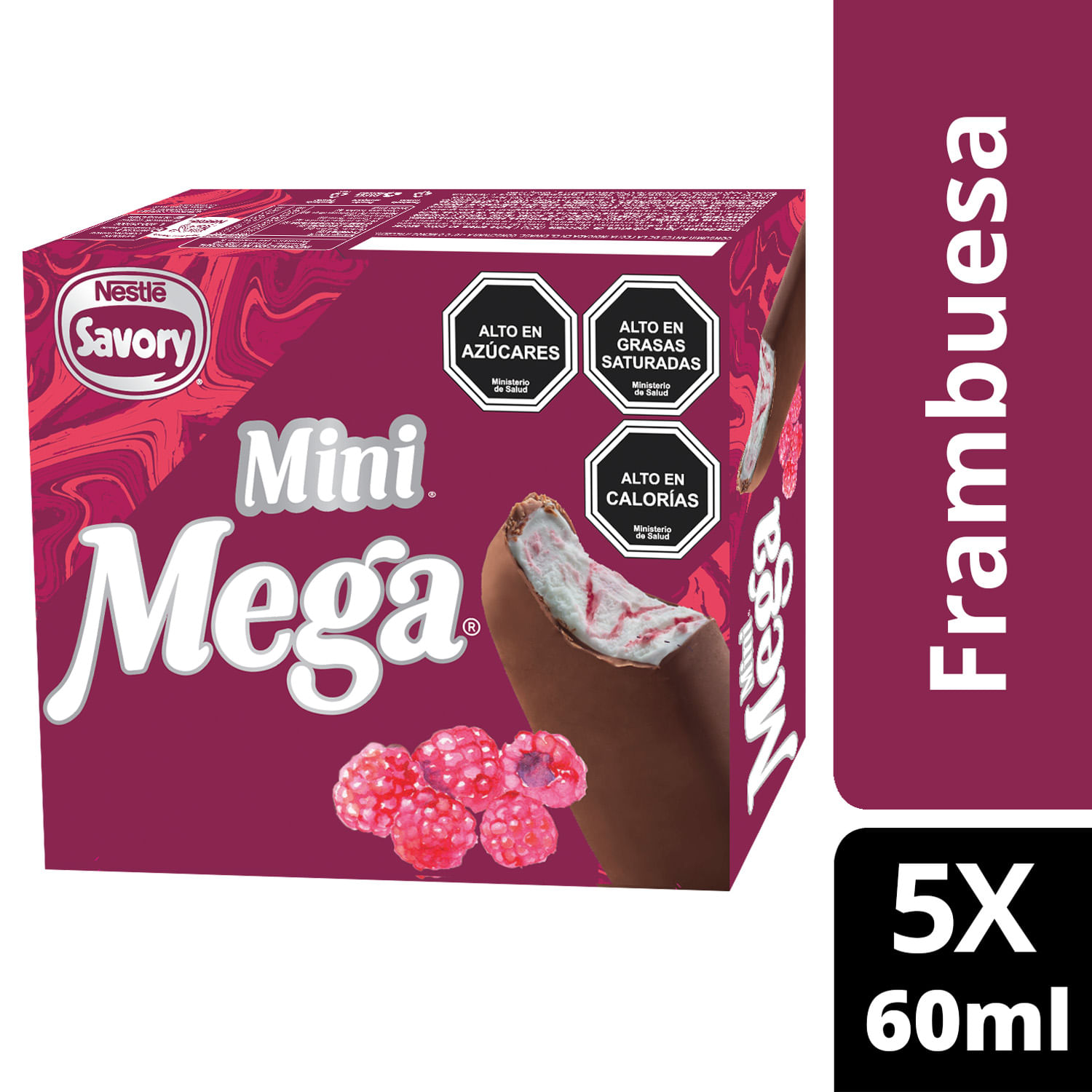 Mega Paleta Sabor Frambuesa Mini Multipack - Rappi