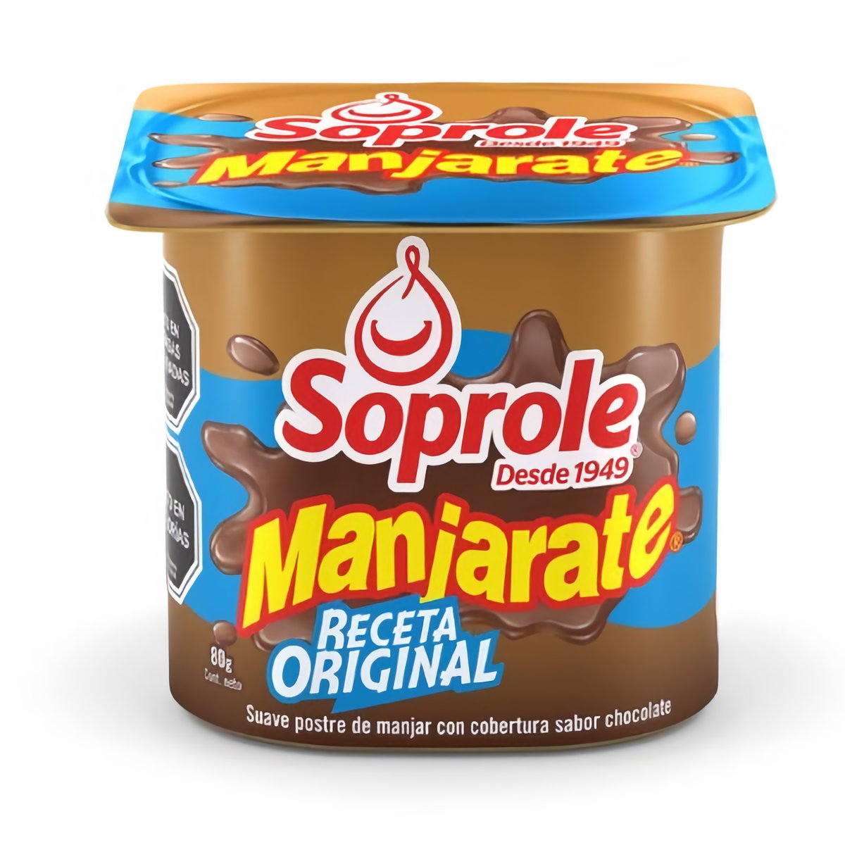 Soprole Manjarate Postre Original con Cobertura Sabor Chocolate desde $ 630