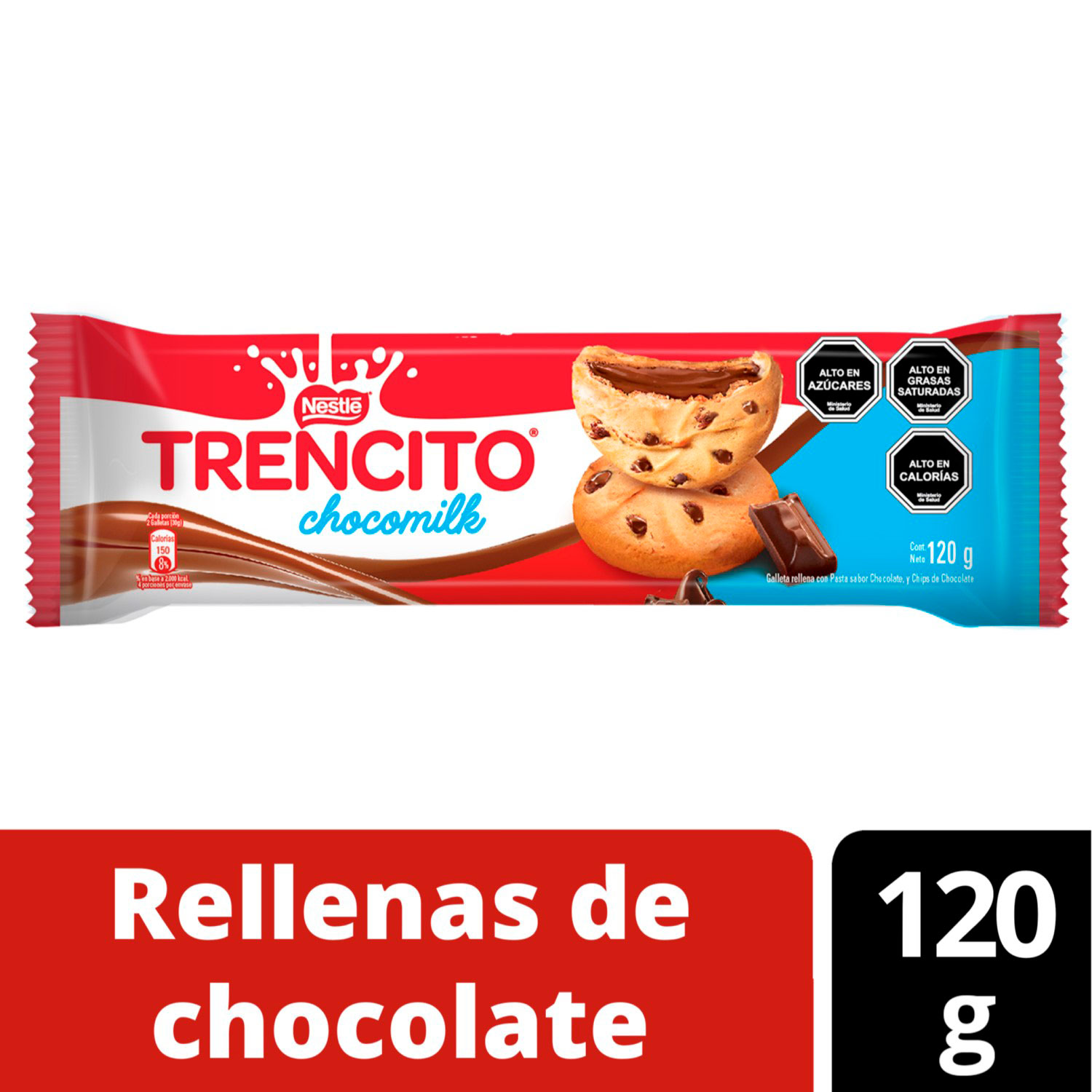 Galleta Chocomilk Trencito desde $ 1.400