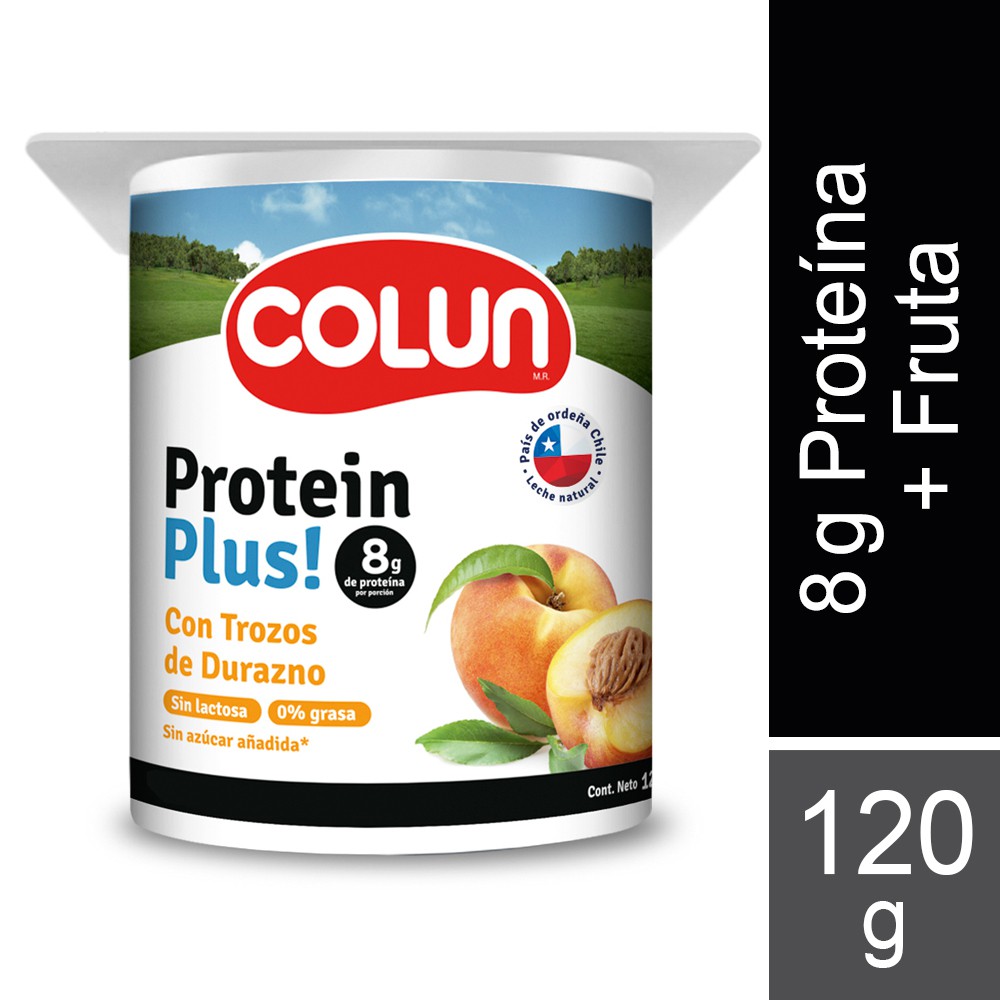 Colun Yogurt Protein Plus Sabor a Durazno - Rappi