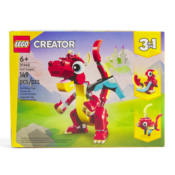 Lego Set de Construcción Creator Dragon Rojo - Rappi