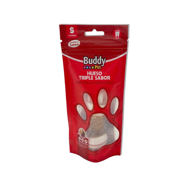 Buddy Pet Hueso Triple Sabor para Perro S - Rappi