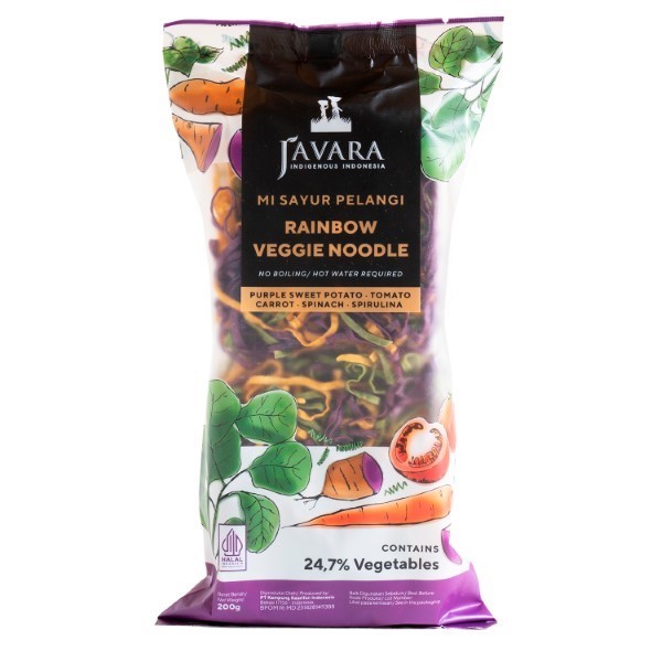 Javara Noodles Vegetales Rainbow - Rappi
