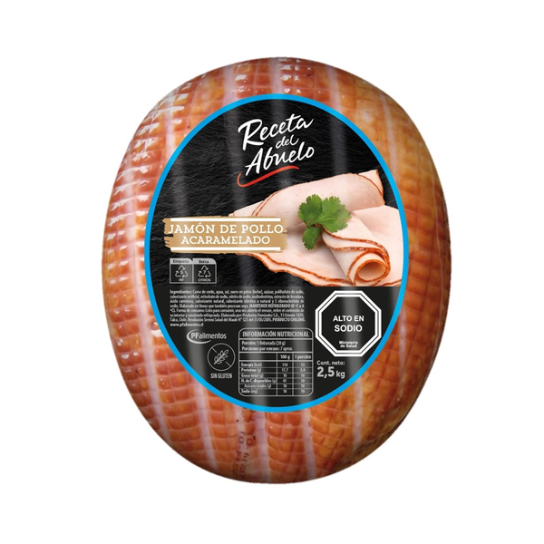 Receta Del Abuelo Jamón Pollo Acaramelado Granel - Rappi