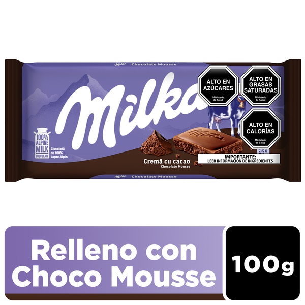 Milka Chocolate de Leche Relleno de Crema de Cacao Precio - Rappi