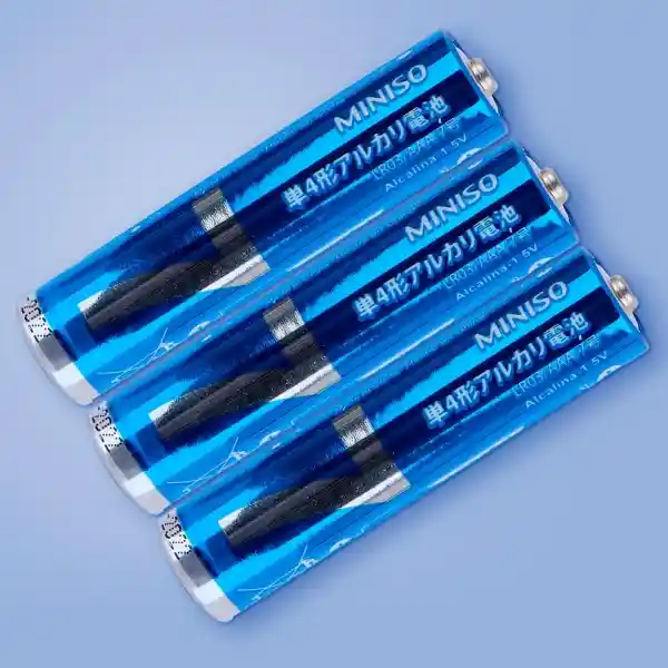 Baterias Alcalina Aaa Azul Miniso desde $ 6.990